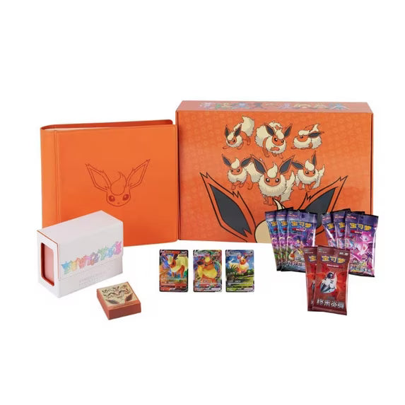 Chinese Eevee GX Gift Box (Vaporeon/Jolteon/Flareon) | 2024 Pokémon TC ...